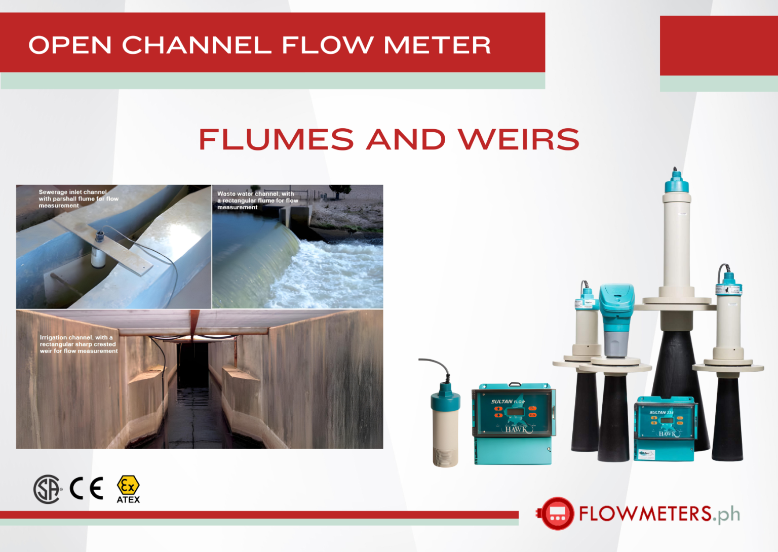 Sultan – Open Channel Measurement (Flumes & Weirs) – Flow meter Supplier Philippines