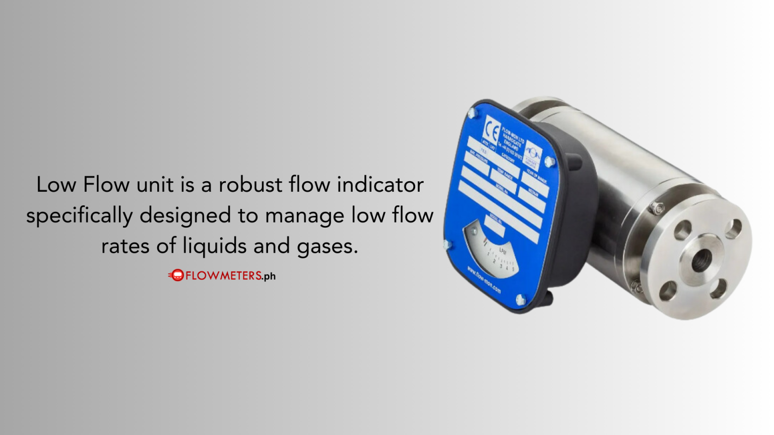 Low Flow – Flow Rate Indicator – Flow meter Supplier Philippines